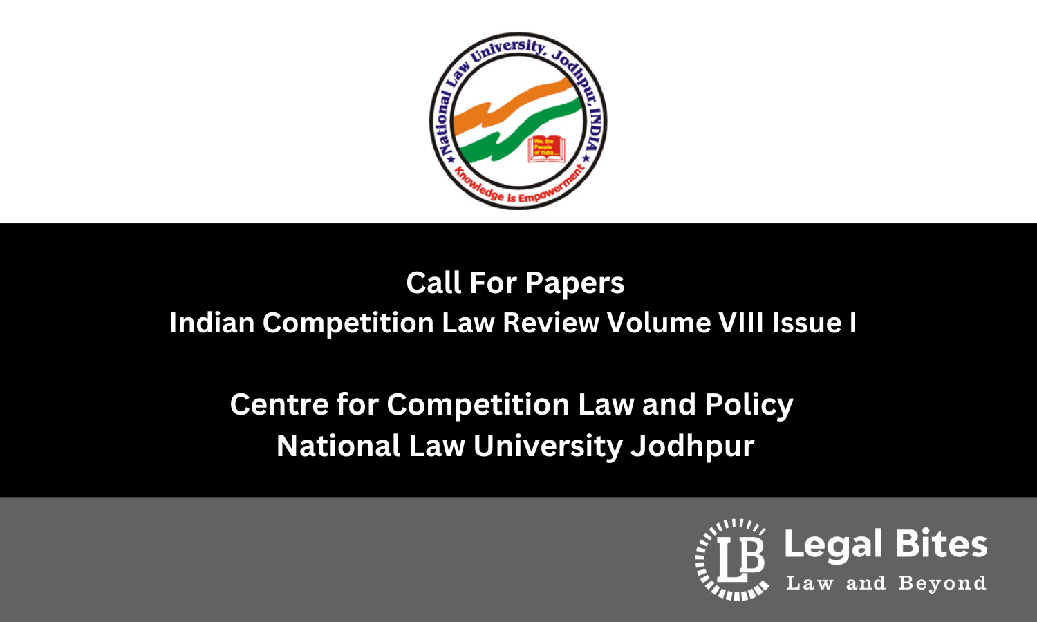 Indian Competition Law Review Volume VIII Issue I | Centre for ...