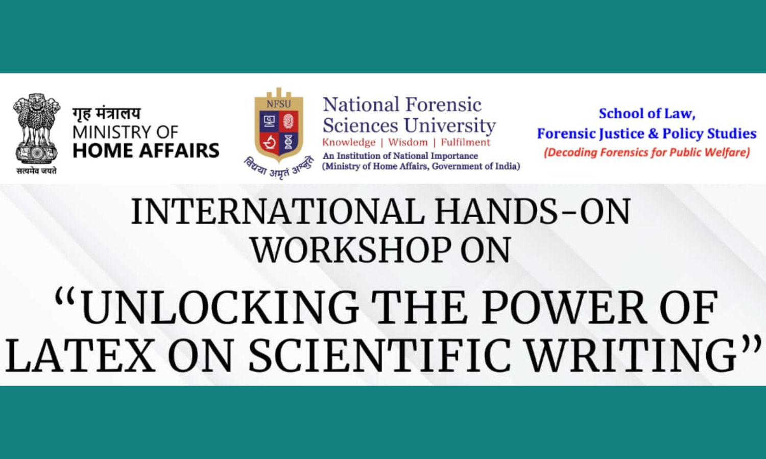 International Hands On Workshop on Unlocking the Power of LaTeX on ...