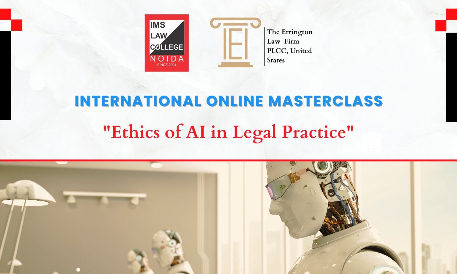 Online Masterclass: Ethics of AI in Legal Practice | IMS Law College ...
