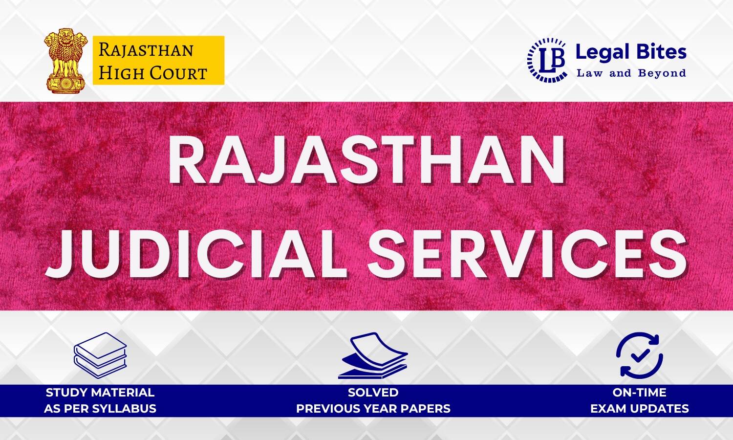 Rajasthan Judicial Service Exam (RJS): Study Material, Test Series and Tips