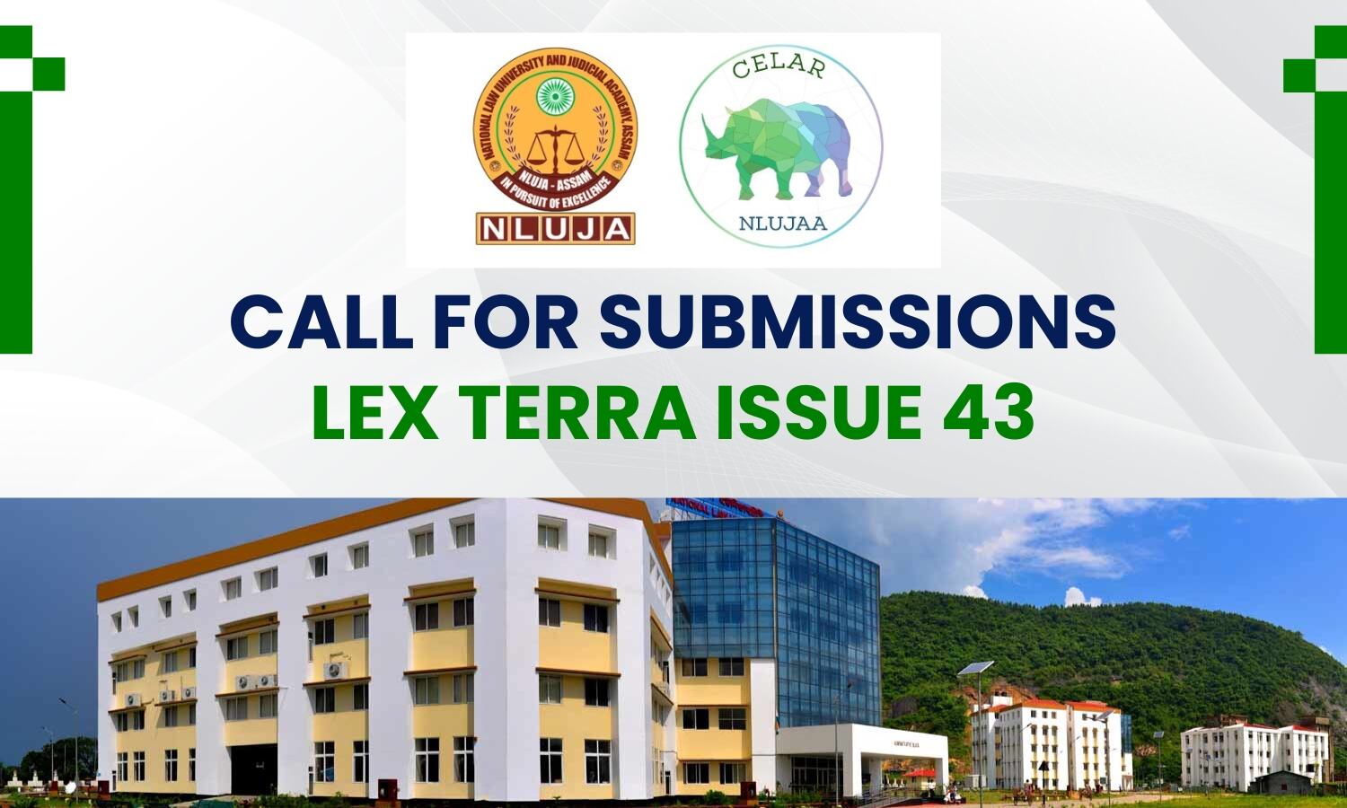 Call for Papers: Lex Terra Issue 43 | CELAR, NLUJAA