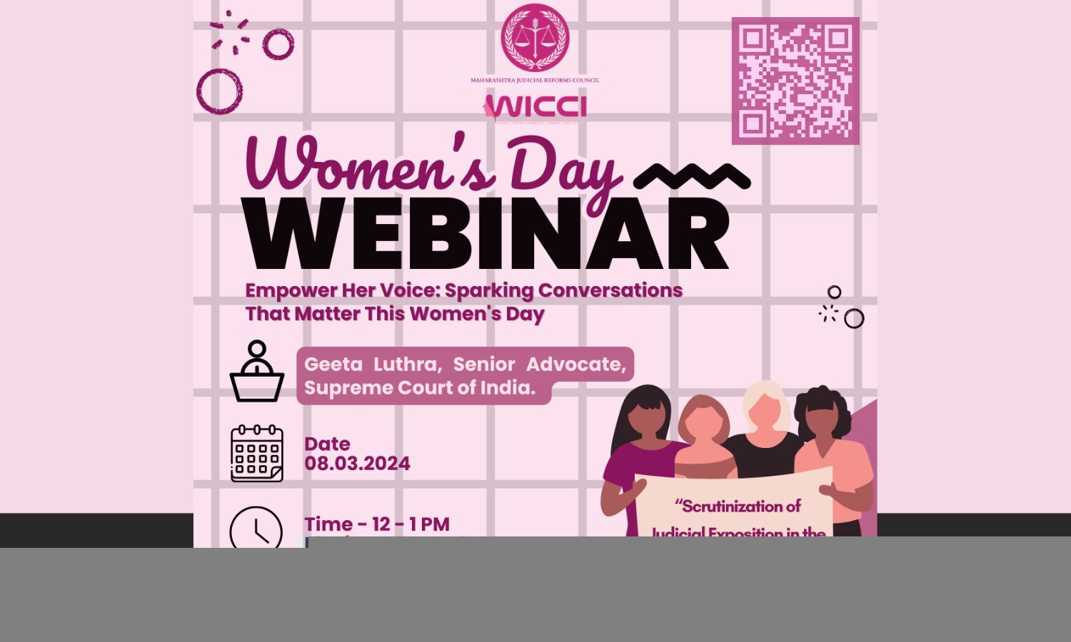 Women's Day Webinar: Scrutinization of Judicial Exposition in the Skin-to-Skin Verdict by Bombay ...