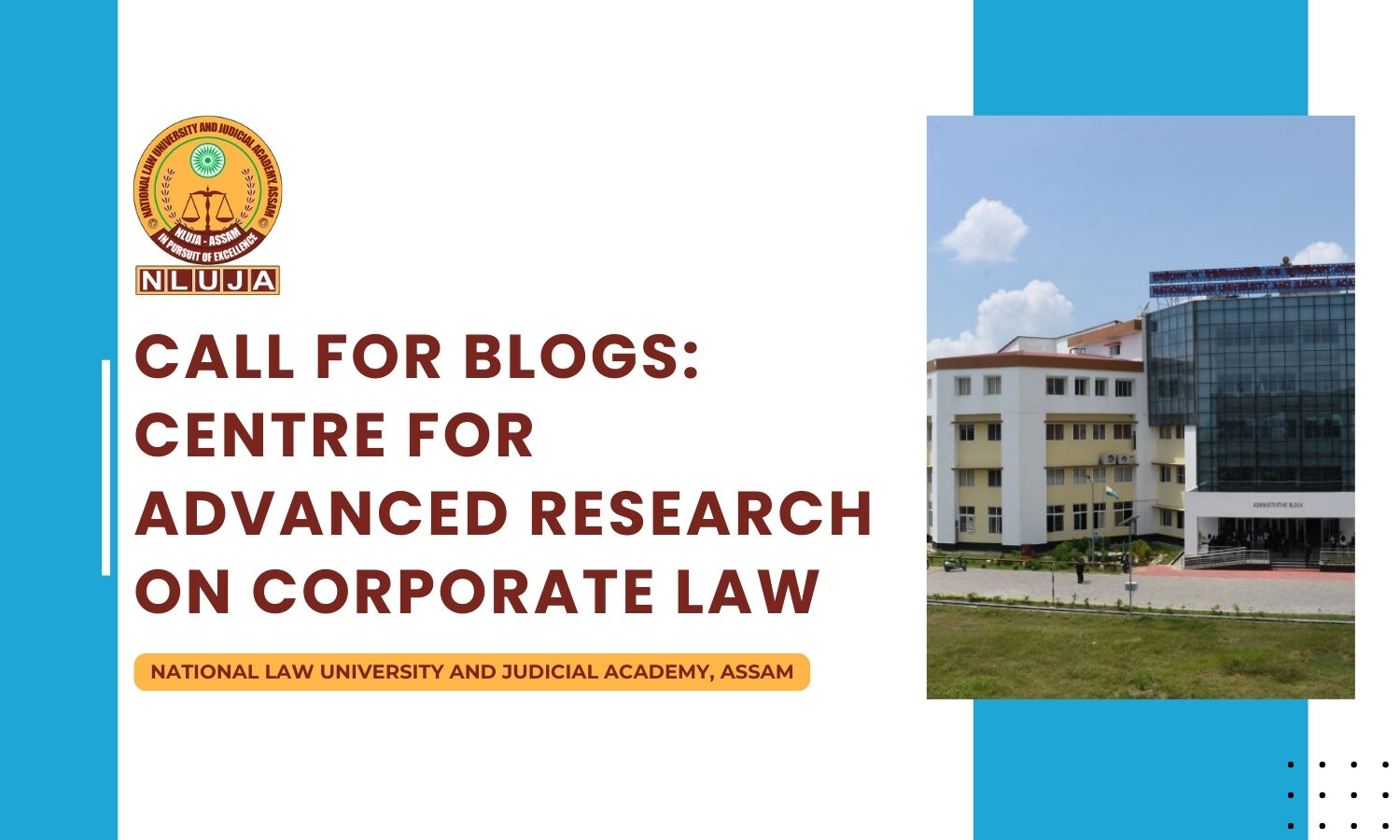 Call for Blogs: Centre for Advanced Research on Corporate Law | NLU ...