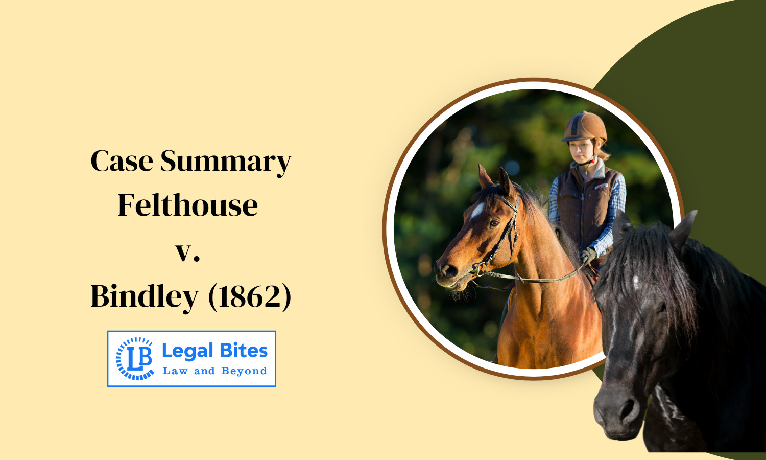 Case Summary: Felthouse v. Bindley (1862) | Silence is not a Valid ...