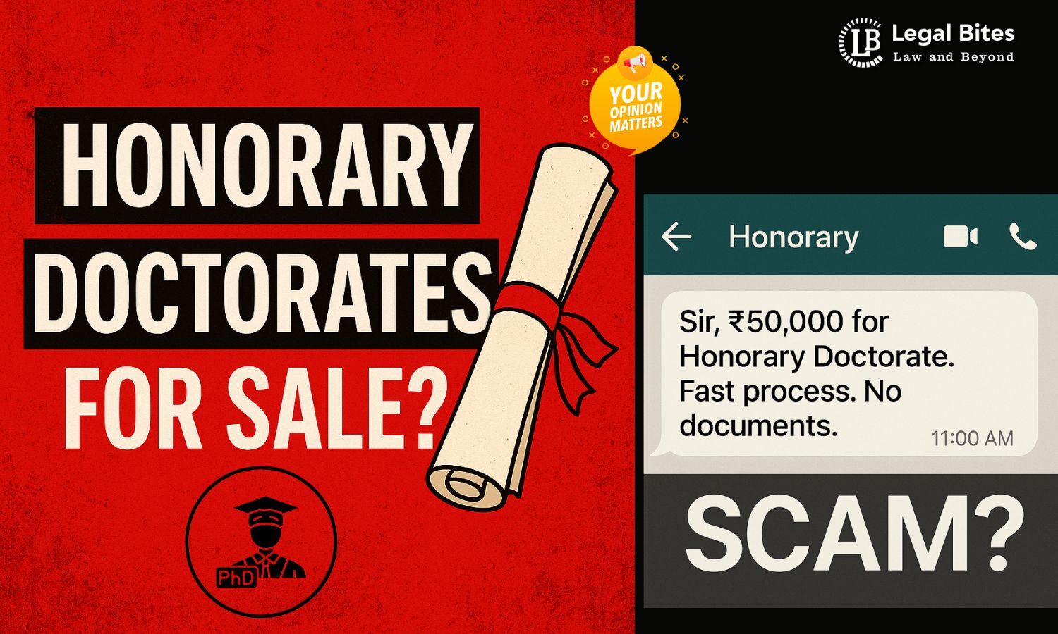 Honorary Doctorates for Sale? A Call to Uphold the Integrity of ...